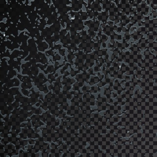 Water splash drop isolated transparent 3d Vector Image