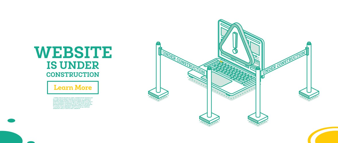 Creative mind website landing page design Vector Image