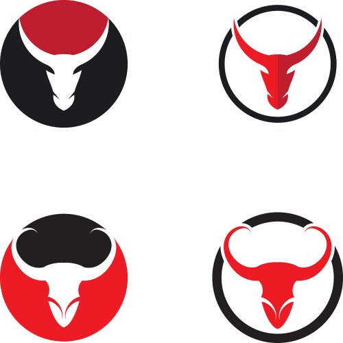 Bull logo Royalty Free Vector Image - VectorStock