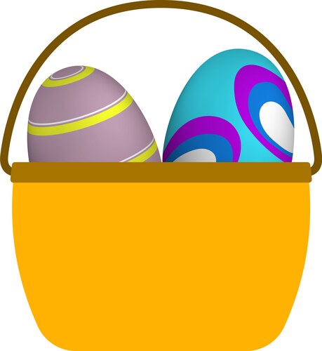 Farm basket icon flat style Royalty Free Vector Image