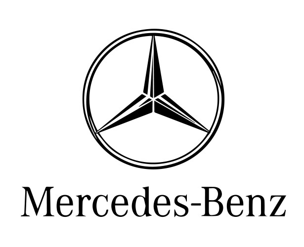 Mercedes-Benz Star Symbol Royalty Free Vector Image