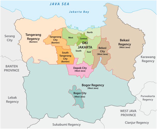 West Java Map Vector Images (58)