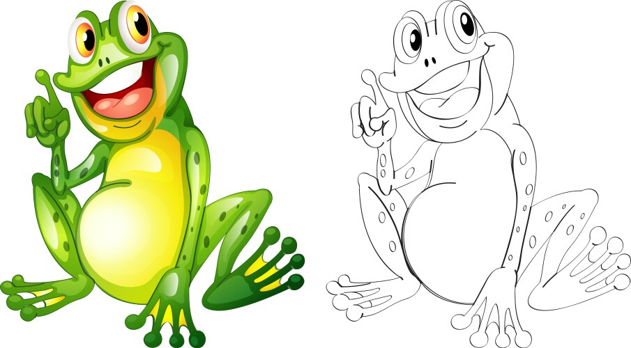 Frog Outline Vector Images (over 3,600)