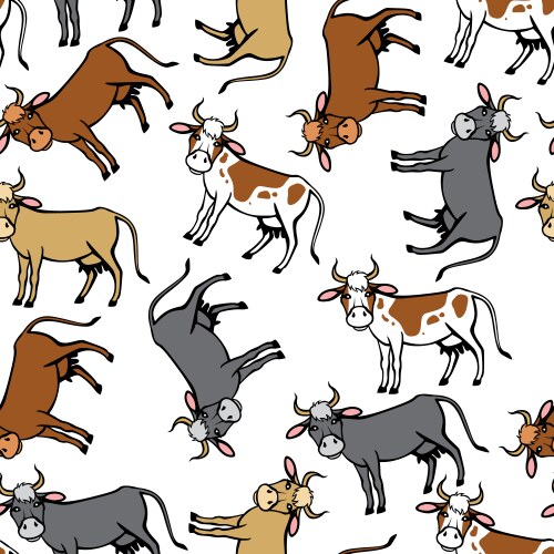 Cow color Royalty Free Vector Image - VectorStock