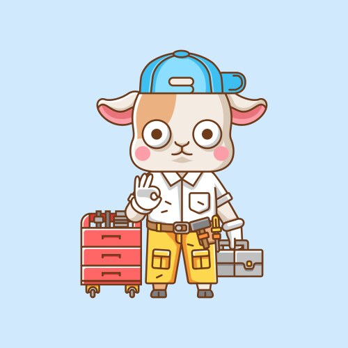 Cute Goat Vector Images (over 9,900)