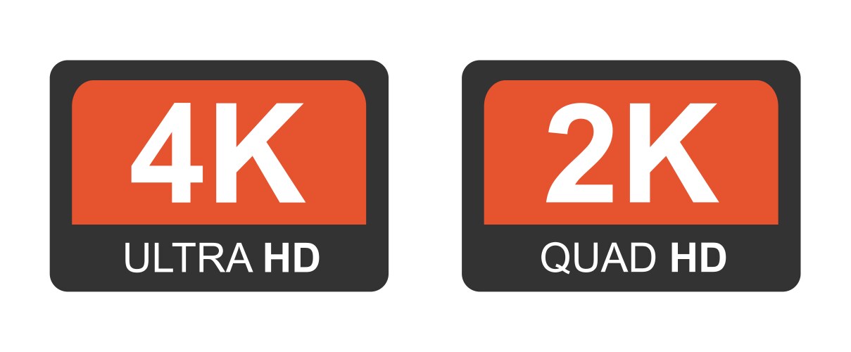 4k logo Vector Images & Graphics for Commercial Use | VectorStock