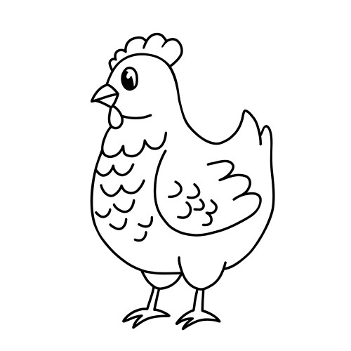 Hen Outline Vector Images (over 5,400)