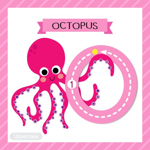 Letter O Flash Cards Vector Images (over 150)