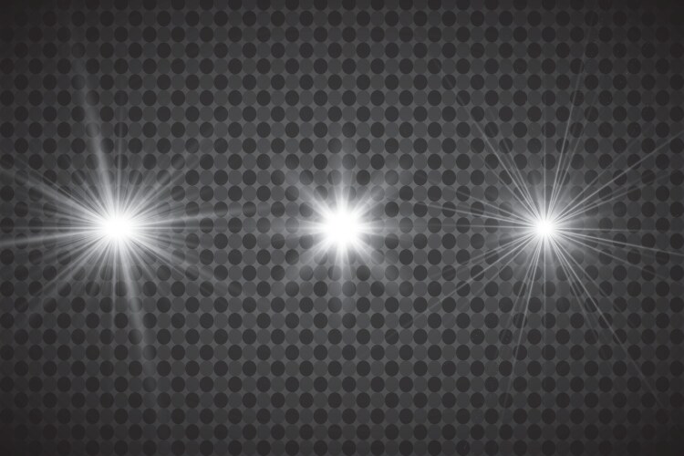 Special effect isolated on transparent background Vector Image