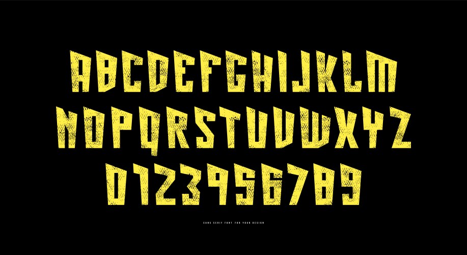 Fire font Royalty Free Vector Image - VectorStock