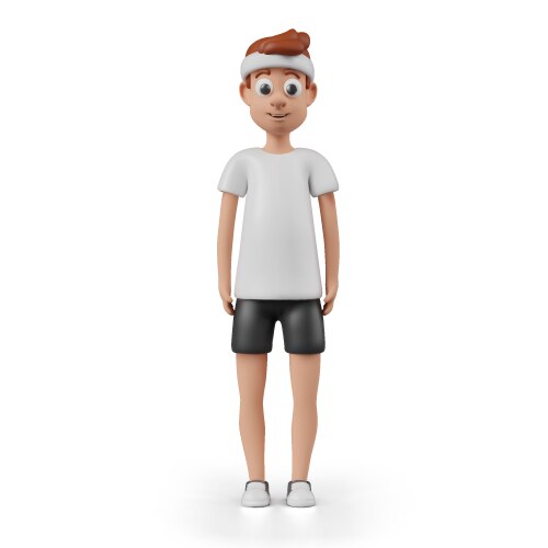 Young Man Standing Straight Vector Images (over 100)