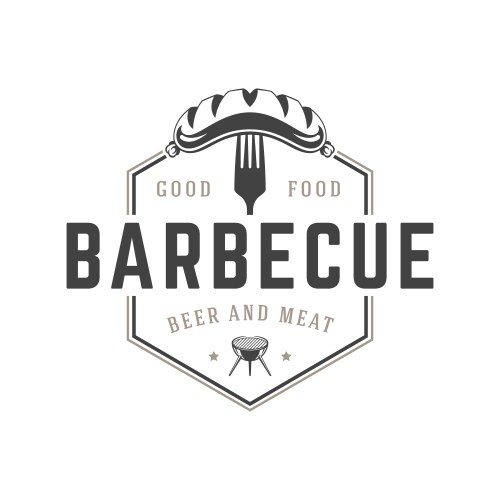 Bon appetit logo label for design menu restaurant Vector Image