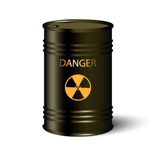 Toxic barrel Royalty Free Vector Image - VectorStock