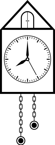 Wall clock drawing Vector Images & Graphics for Commercial Use ...