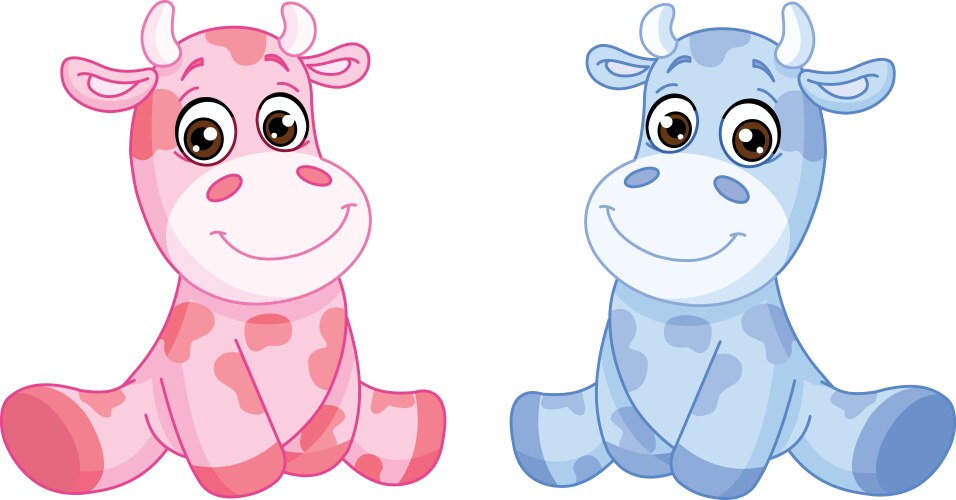 Baby Cow Clipart Cute Kawaii Baby Cow Cartoon " Kids T Shirt For Sale