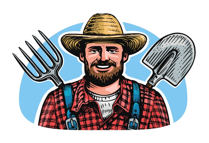 Happy Farmer Vector Images (over 14,000)