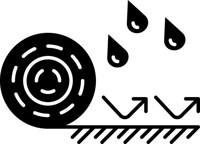 Ip67 standard waterproof icon Royalty Free Vector Image