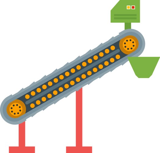 Conveyor iii Royalty Free Vector Image - VectorStock