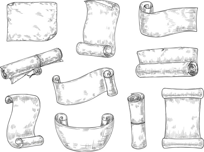 Vintage Scroll Vector Images (over 94,000)