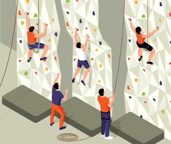 Climbing wall icon Royalty Free Vector Image - VectorStock