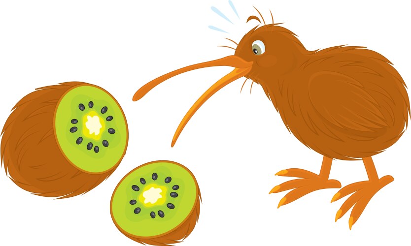 Kiwi Cartoon Vector Images (over 7,700)