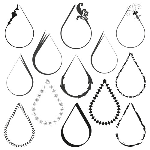 Teardrop Shapes Vector Images (over 3,200)