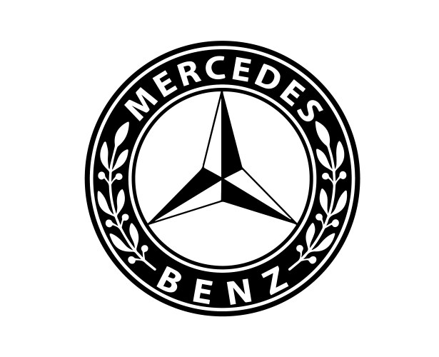 Mercedes logo Vector Images & Graphics for Commercial Use | VectorStock