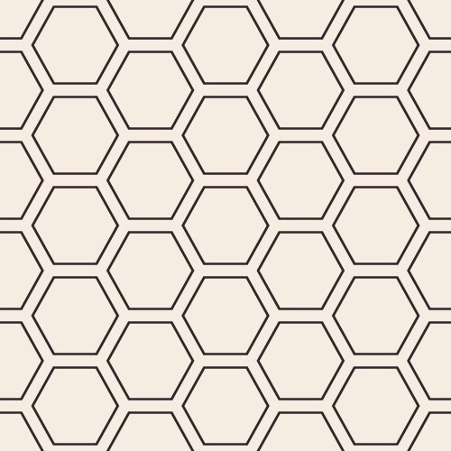 Hex stripped grid seamless pattern Royalty Free Vector Image