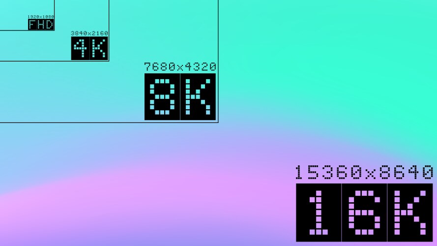 4k ultra hd symbol high definition resolution Vector Image