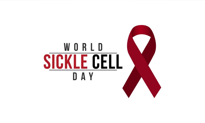 World sickle cell day Royalty Free Vector Image