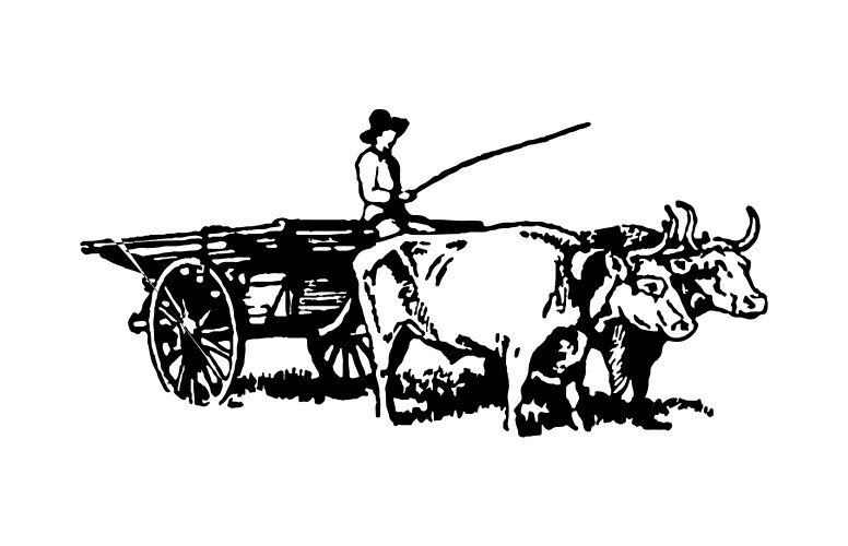 Bull cart Vector Images & Graphics for Commercial Use | VectorStock