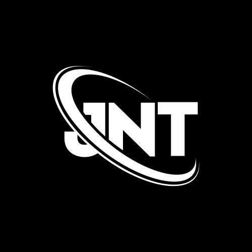 Jnt logo letter design Royalty Free Vector Image