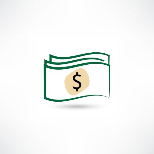 Eco friendly recycled paper logo design icon Vector Image