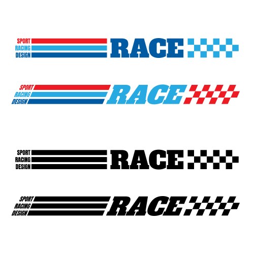 Racing colour lines halftone Royalty Free Vector Image