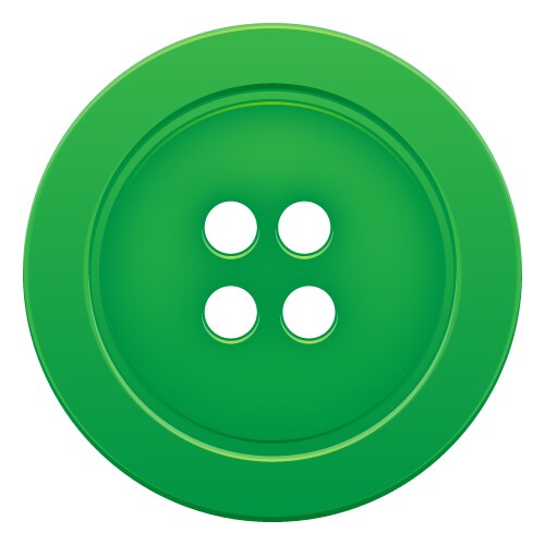 Large yellow isolated button Royalty Free Vector Image