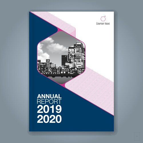 Luxury cover page design with pattern background Vector Image