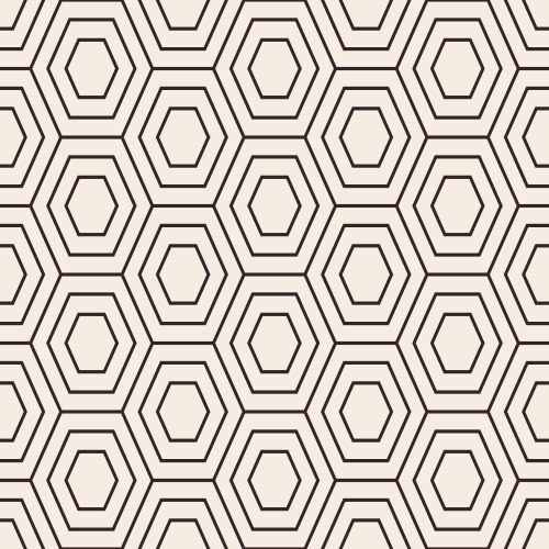 Hex stripped grid seamless pattern Royalty Free Vector Image