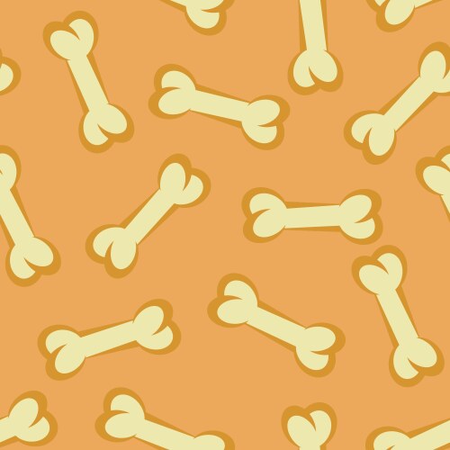 Bone for dog seamless texture pattern Royalty Free Vector