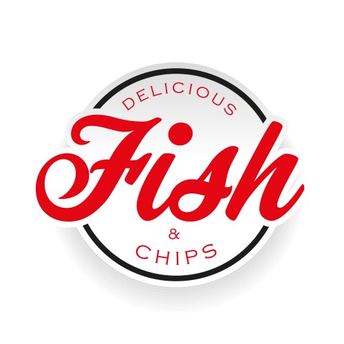 A fish and chips shop Royalty Free Vector Image