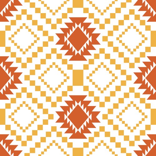 Southwestern aztec seamless pattern navajo print Vector Image