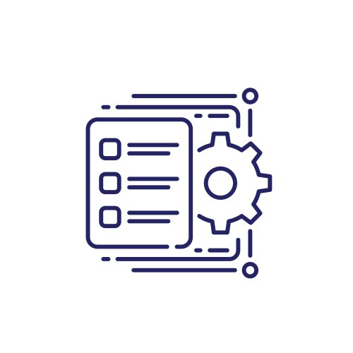 Eeg procedure neurologist line icon Royalty Free Vector