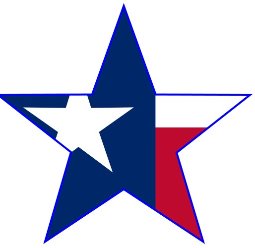 Texas State Star Outline Vector Images (over 300)
