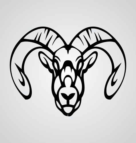 Tribal goat Royalty Free Vector Image - VectorStock