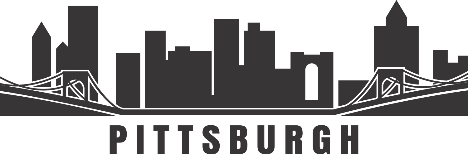 Pittsburgh skyline Vector Images & Graphics for Commercial Use ...