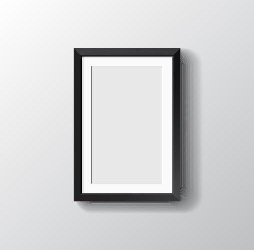 White frame Royalty Free Vector Image - VectorStock