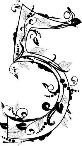 Number 5 Royalty Free Vector Image - VectorStock