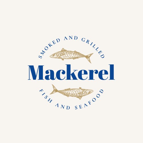 Mackerel Royalty Free Vector Image - VectorStock