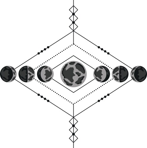 Moon Phases Vector Images (over 8,300)