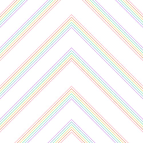 Rainbow chevron diagonal stripes seamless pattern Vector Image