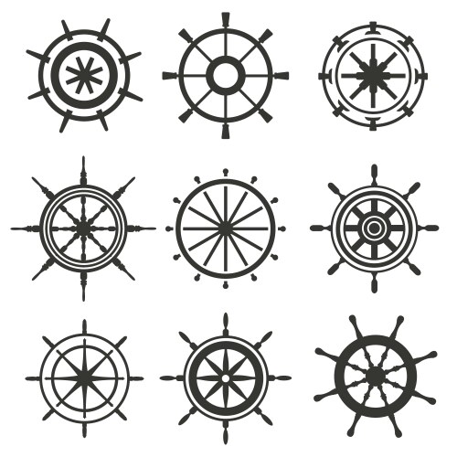 Nautical set 4 Royalty Free Vector Image - VectorStock